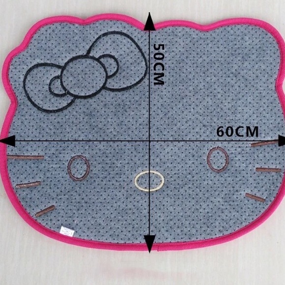 Accents | Hello Kitty Rug Floor Mat Pink Girls Womens Room Decor Cotton ...